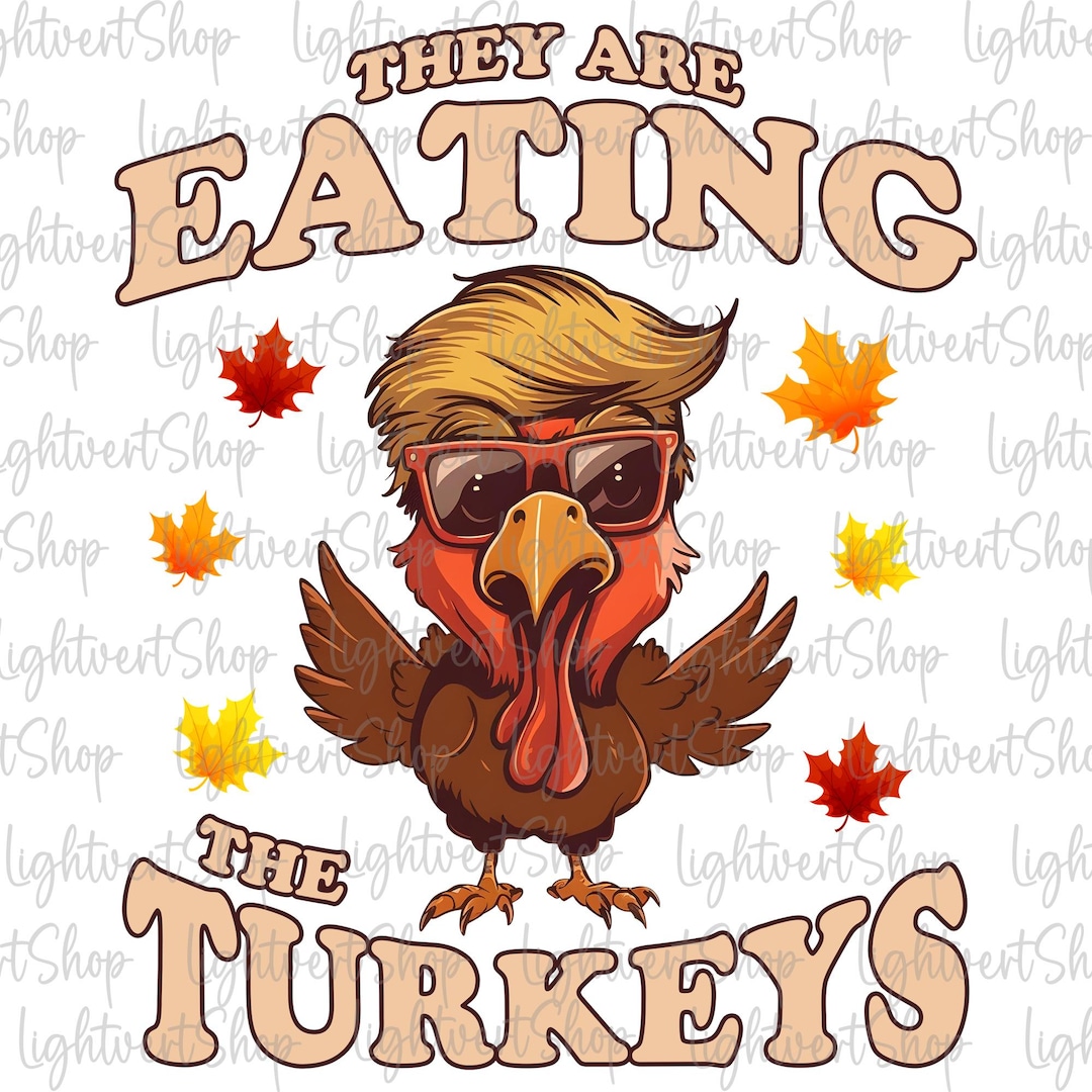 Trump Design for Thanksgiving 2025 PNG, Funny Trump Cosplay Turkey ...