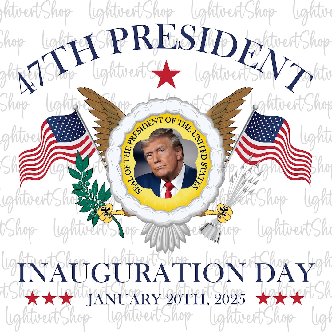 Donald Trump Inauguration Day 2025 Png, 47th US President Inauguration ...