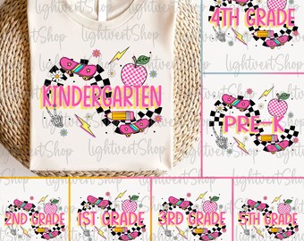 Back to School Bundle Png, School Grade Truck Png, First Day of School ...