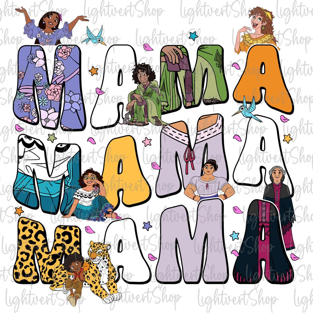 Magical Family Png, in My Mama Era Png, Cartoon Mom Png, Magical Mama ...