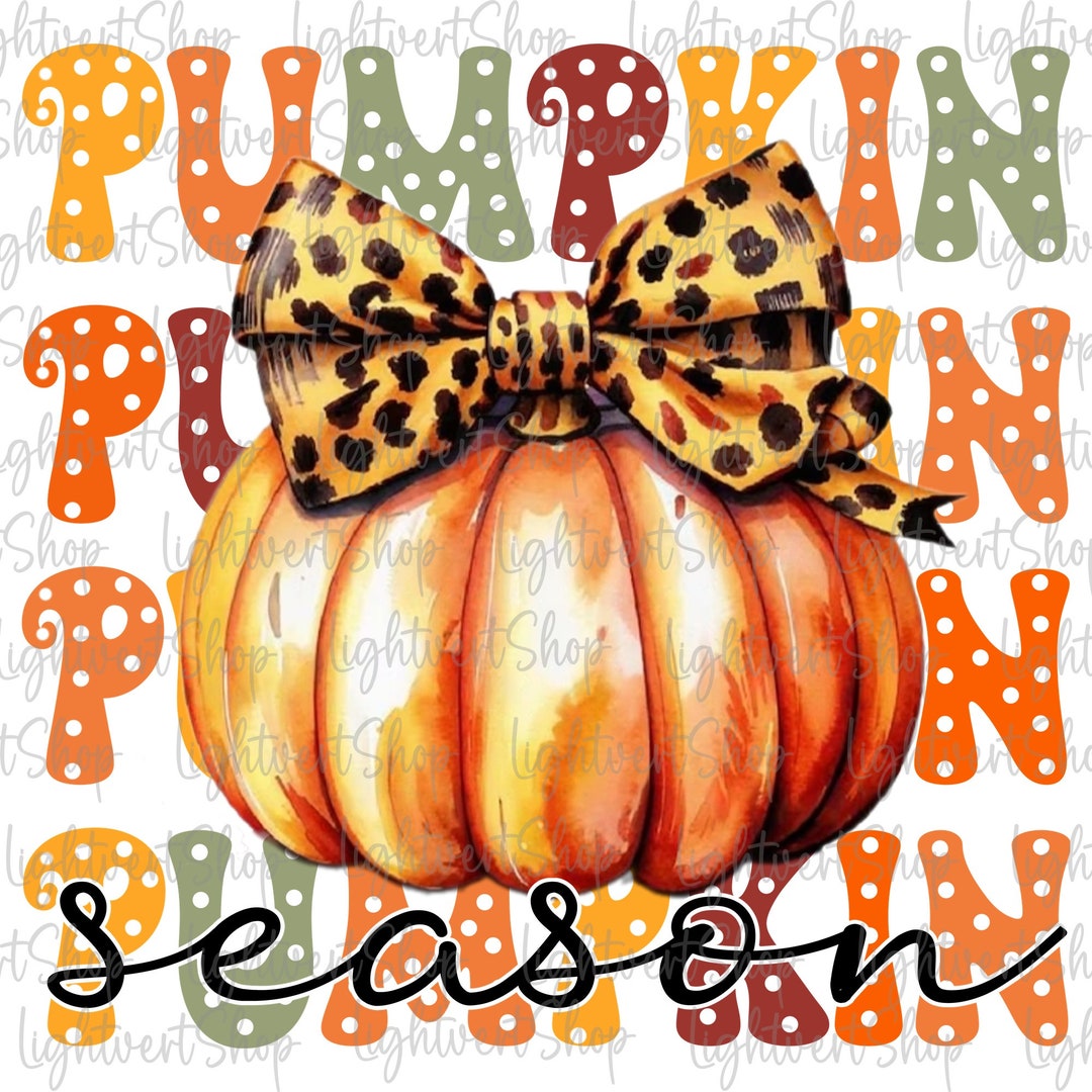 Pumpkin Season Coquette Bow Png, Halloween Png, Spooky Mama Png ...
