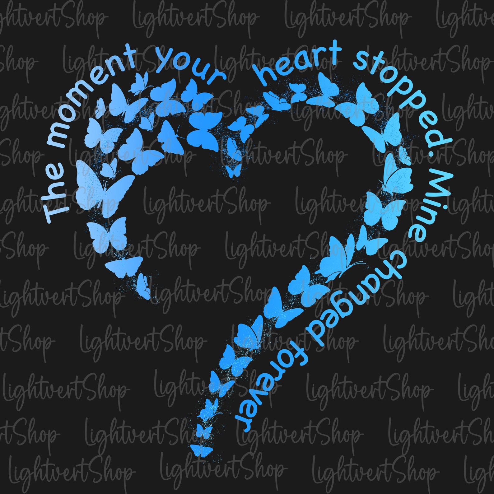 The Moment Your Heart Stopped Mine Changed Forever Png, Dad Memorial ...