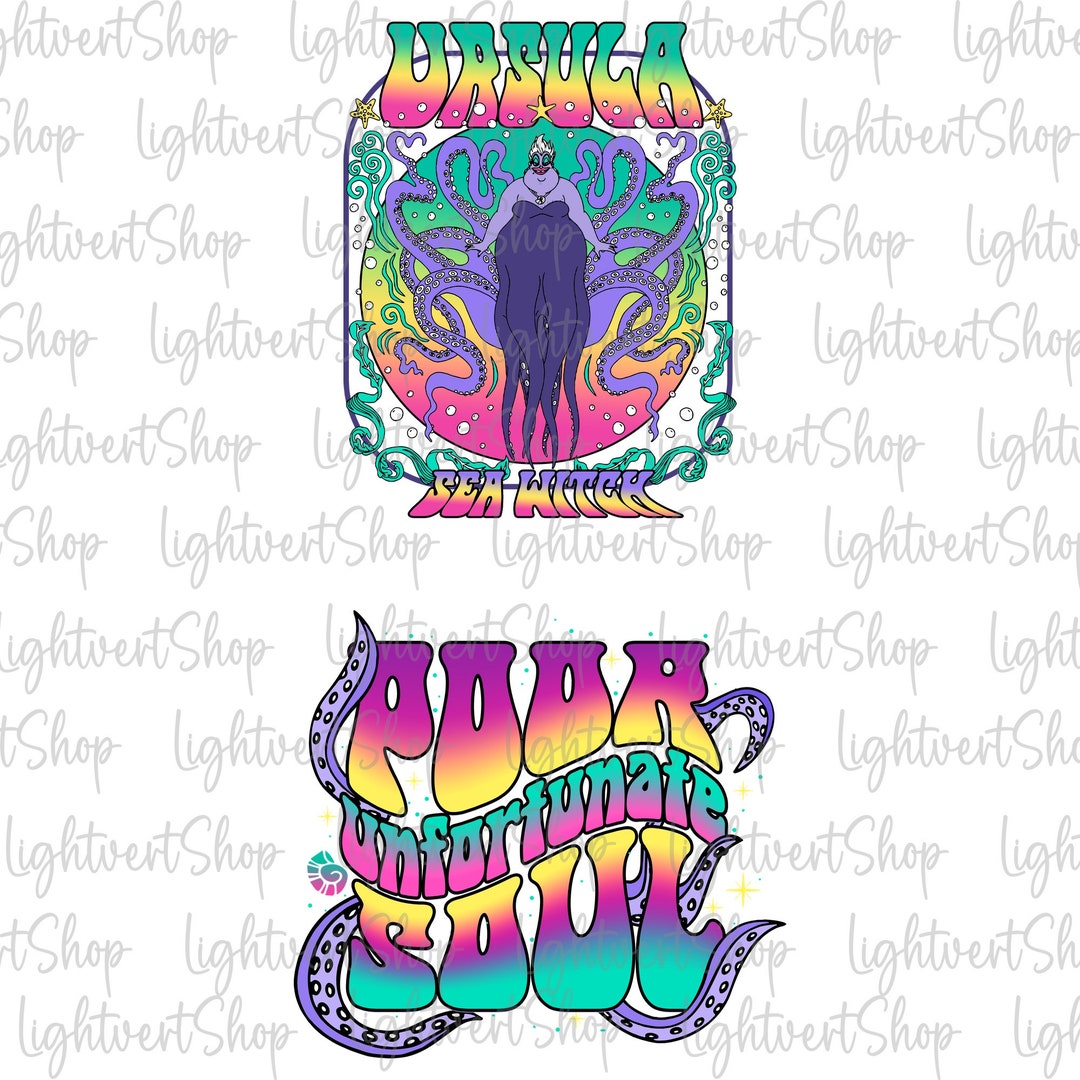 Vintage Villains Tour Bundle Png, Evil Friends Matching Png, Retro ...