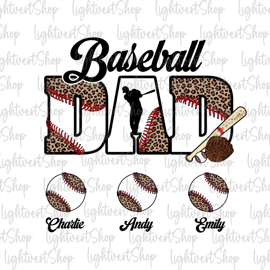 Dad of Ballers Png, Baseball Dad Png, Softball Png, Proud Dad Png ...