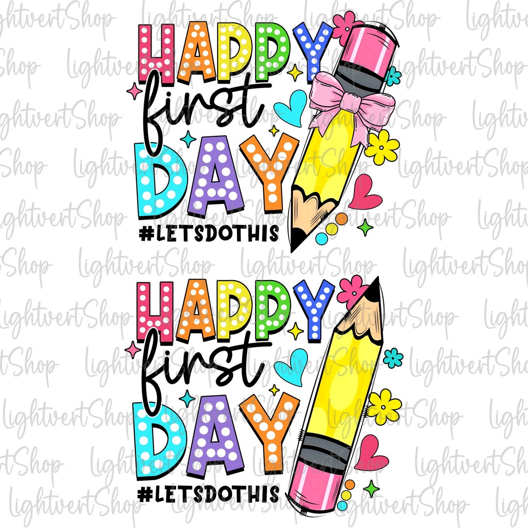 Bundle Happy First Day of School Png, Teacher Png, Teacher Appreciation ...