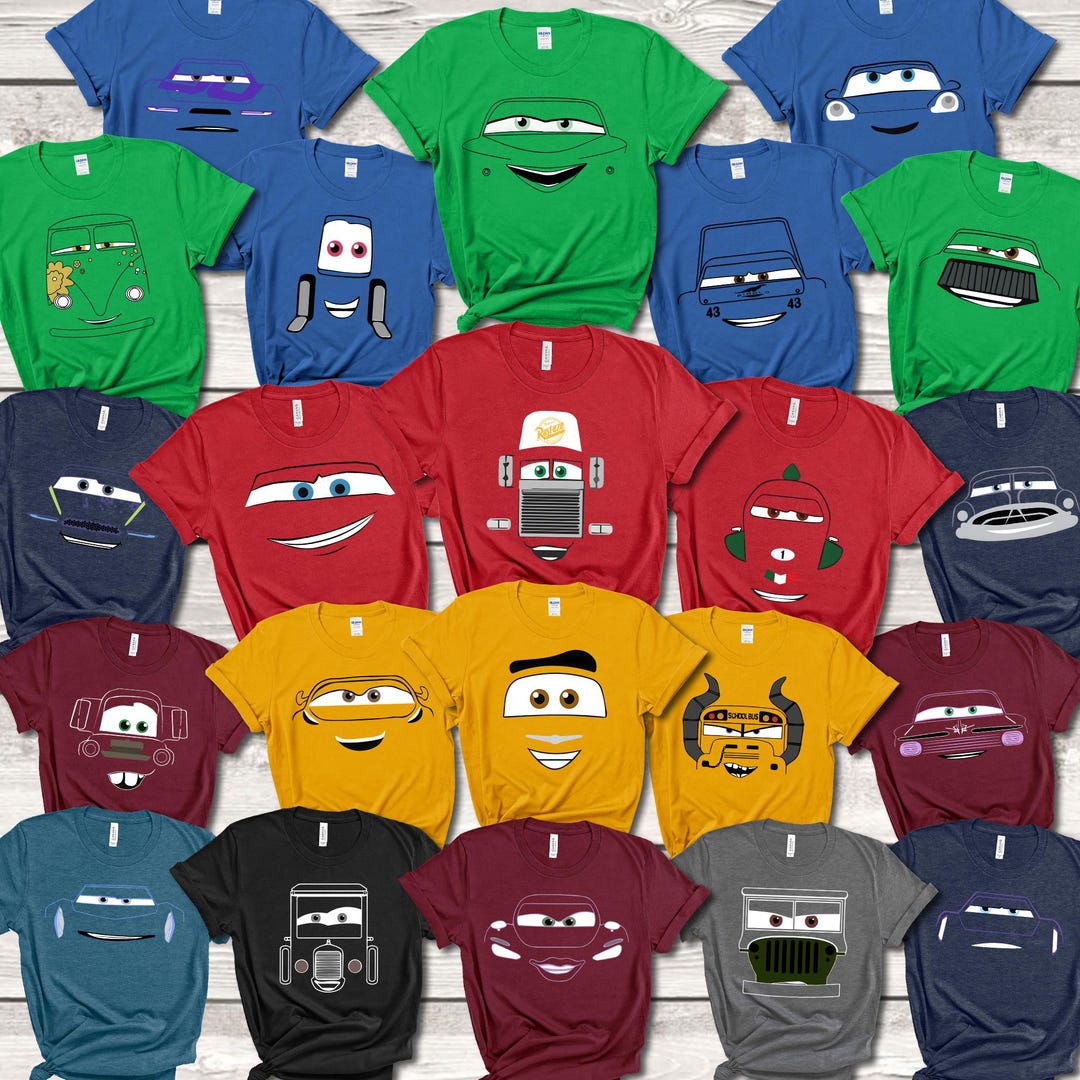 Car Face Outline PNG Cliparts BUNDLE, Car Sublimation, Cartoon Squad ...
