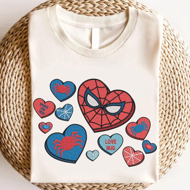 Spiderman Heart - Etsy