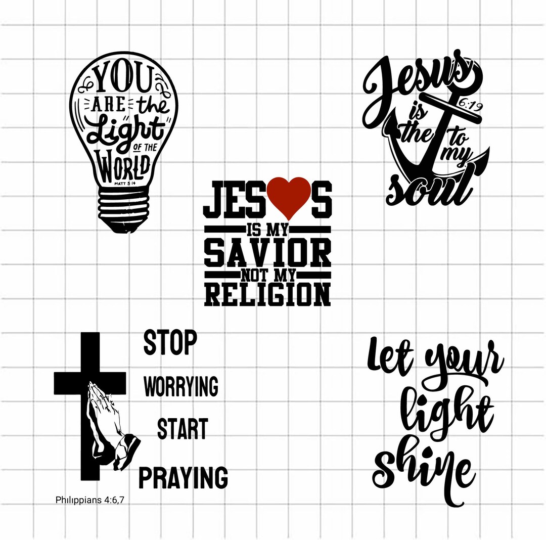 Jesus is My Savior Prayer Faith SVG Jesus is the Anchor to My - Etsy