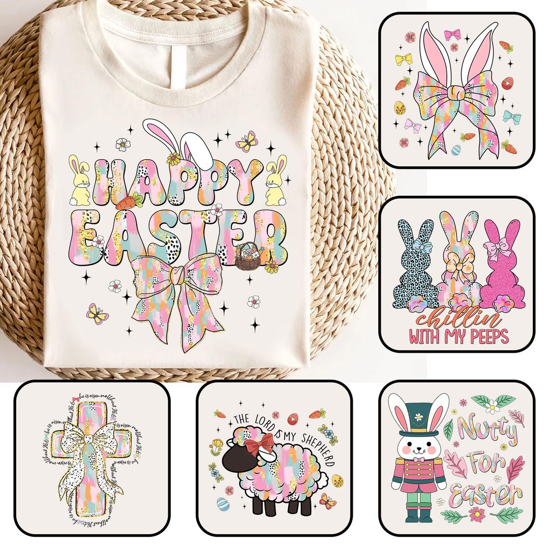 Christian Easter Cliparts Png Bundle, Glitter Easter, Bible Verse ...