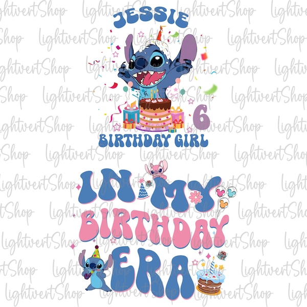 Stitch Happy Birthday Png - Etsy