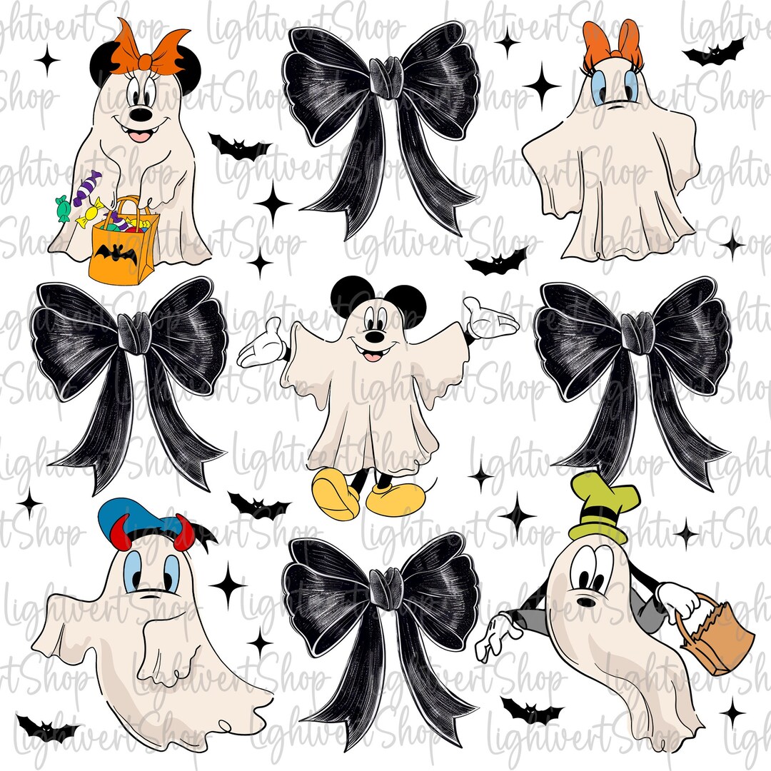 Ghost Coquette Halloween Png, Mouse and Friends, Trick or Treat, Spooky ...