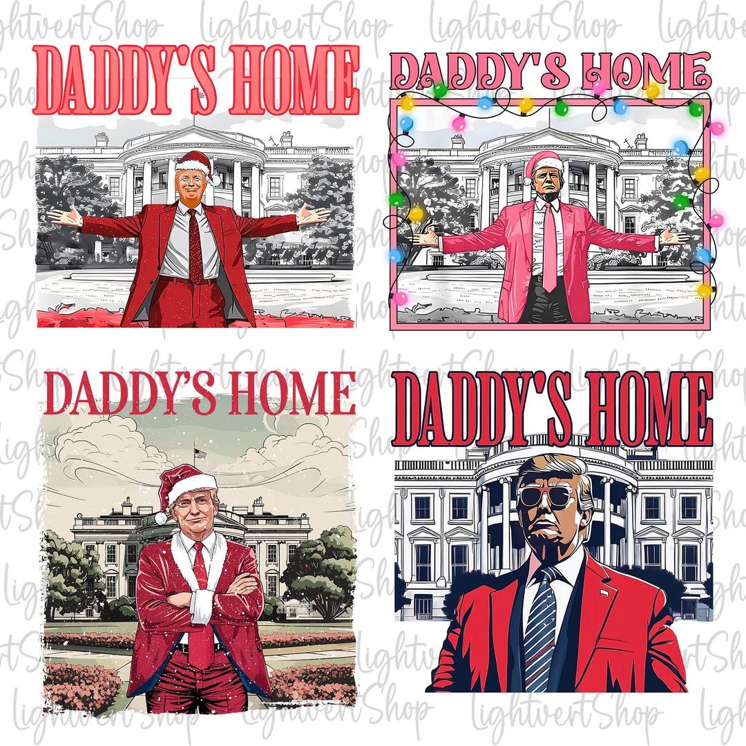 Daddys Home White House Pink Trump 2024, MAGA Supporter Election 2024 ...