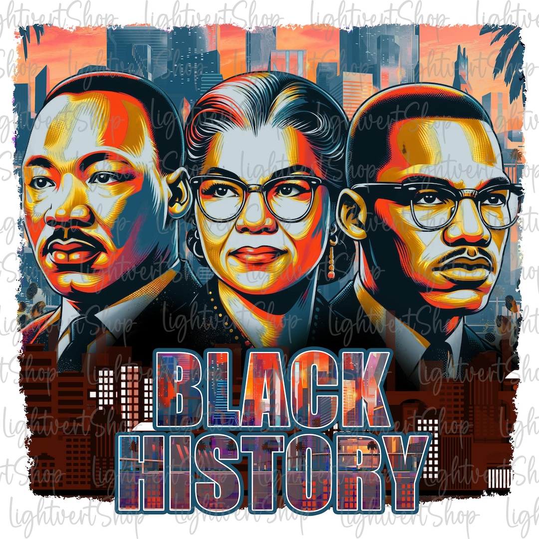Black History Figures Png, Black History Month Bulletin Board Clipart ...