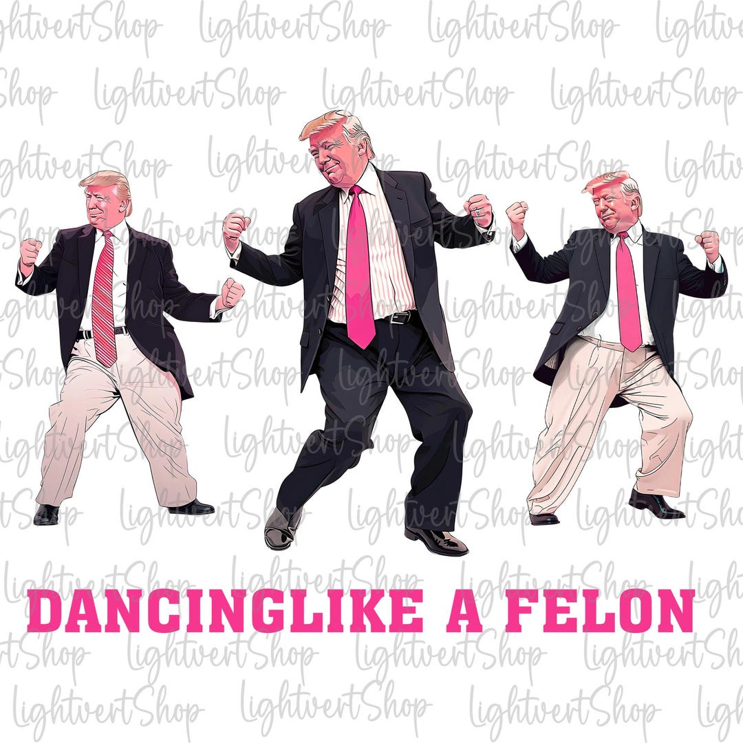 Funny Victory Dancing in Front of the White House, Comical Trump ...