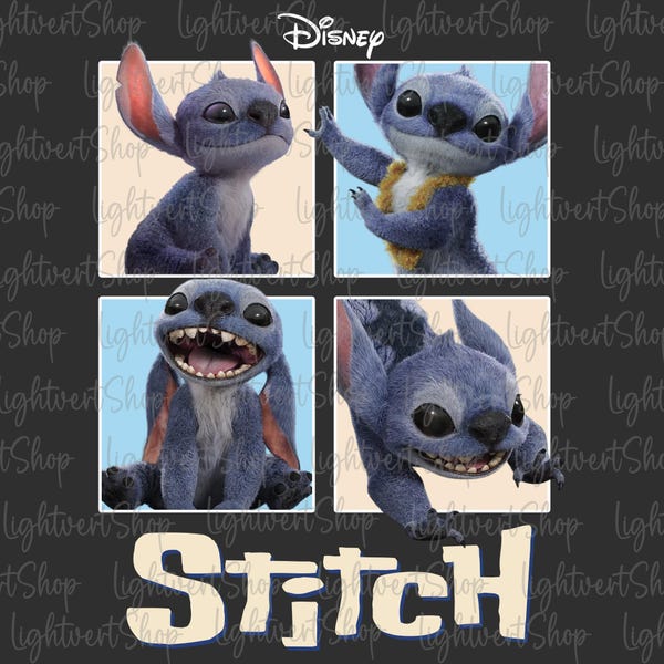 Live Action Stitch Png - Etsy