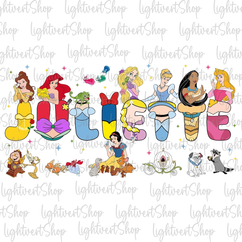 Custom Princess Name Matching Holiday Trip Png, Princess Gift, Png for ...