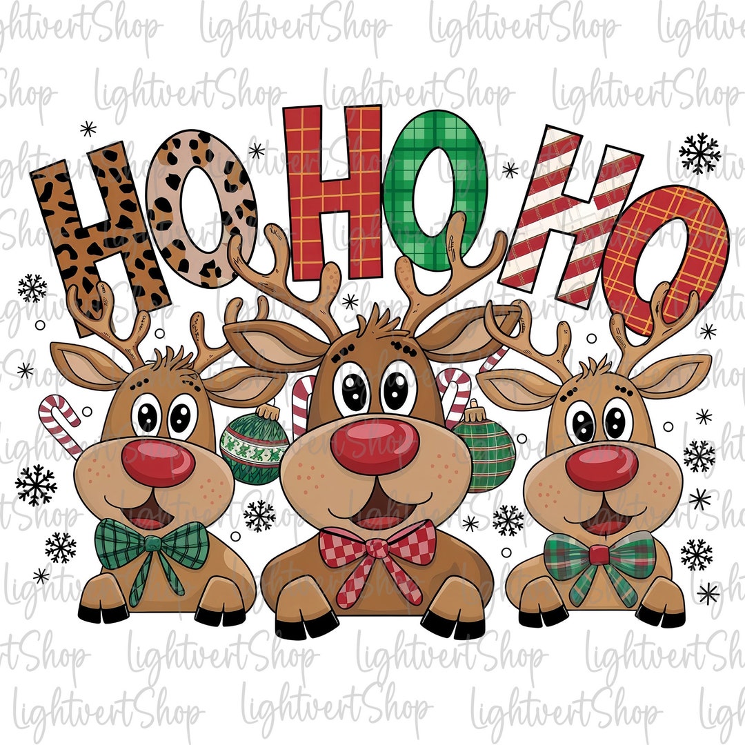 Deer Christmas Png, Feliz Natal Png, Vibes de Natal Png, Design de ...