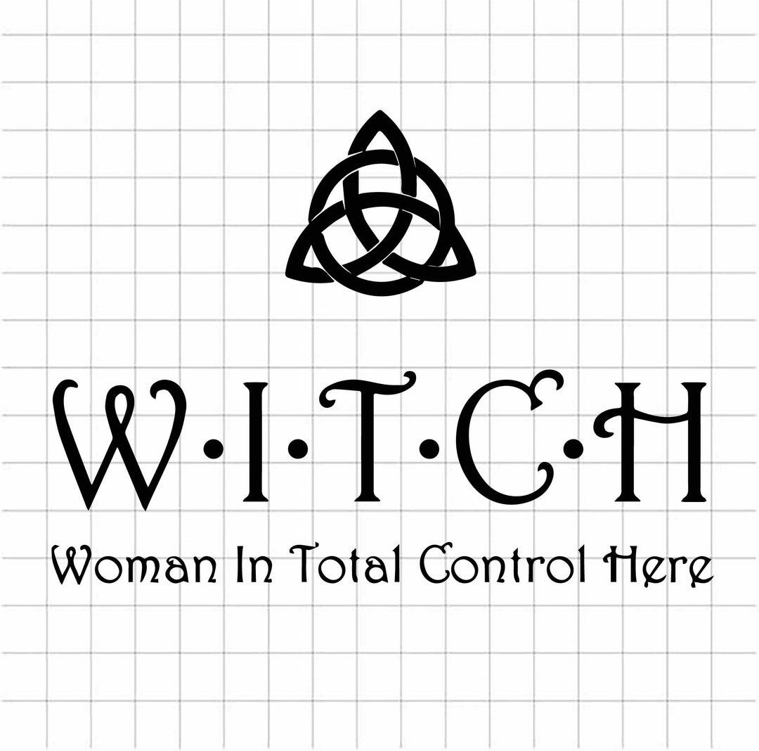 Witch Woman in Total Control Here Svg Cutting File Cricut, Bohemian ...