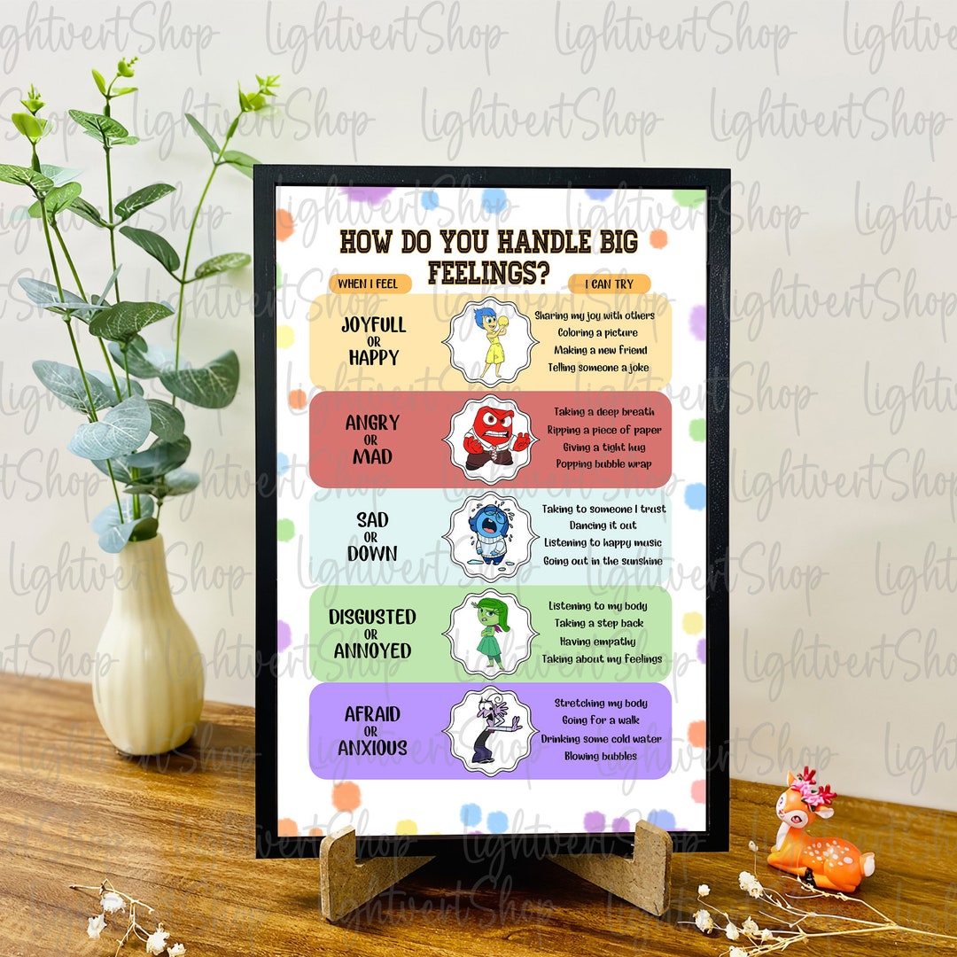 How Do You Handle Big Feelings Png, Mental Health Png, Cartoon Emotions ...