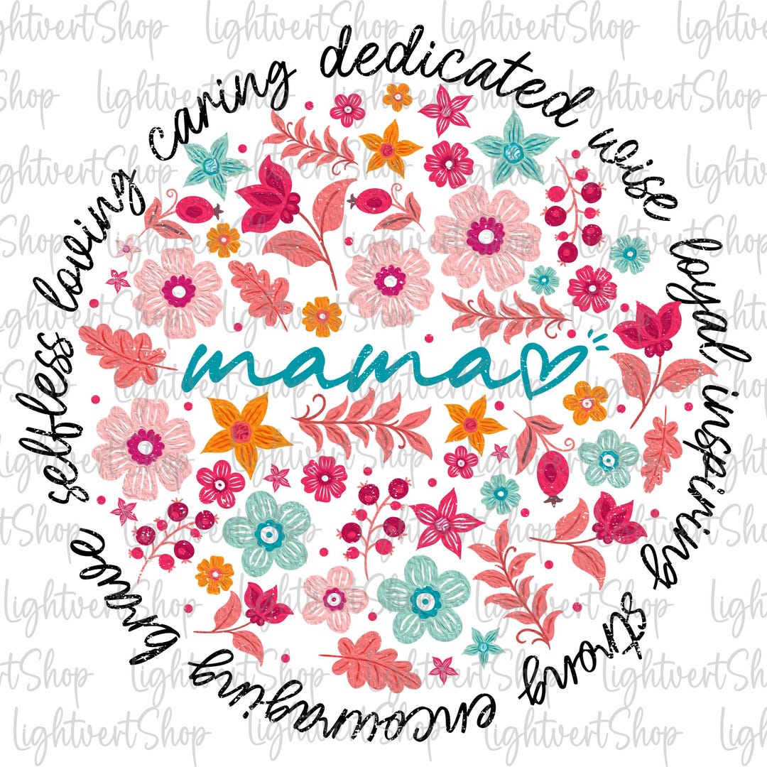 Mama Floral Shirt Png, Mama Flowers Png, Boho Floral Mama Mom Shirt ...