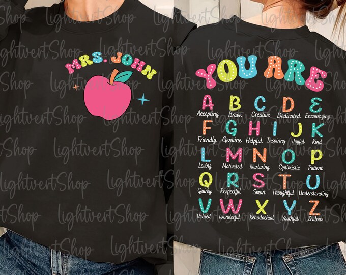 Alphabet Svg, ABC Svg, Teacher Svg, Back to School Svg, Teacher ...