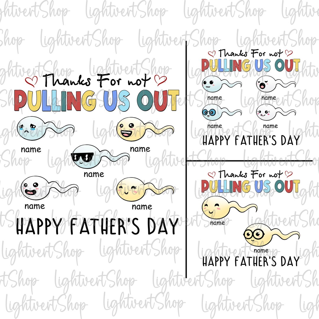Thanks for Pulling Us Out Png, Happy Father's Day Png, Funny Little ...