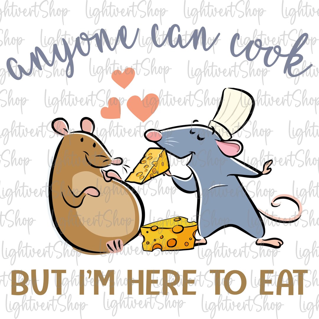 Mouse Png, Chef Mouse Png, Funny Chef Gift, Apron for Mom, Instant ...