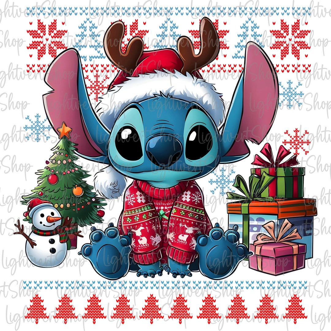 Adore Blue Alien Santa Hat, Cute Blue Creature, Cartoon Character Xmas ...