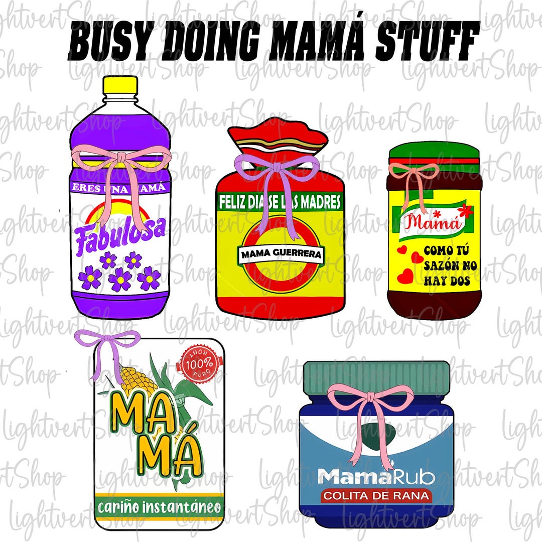 Mama Topper Png, Retro Madre Png, Busy Doing Mamá Stuff, Happy Mother's ...