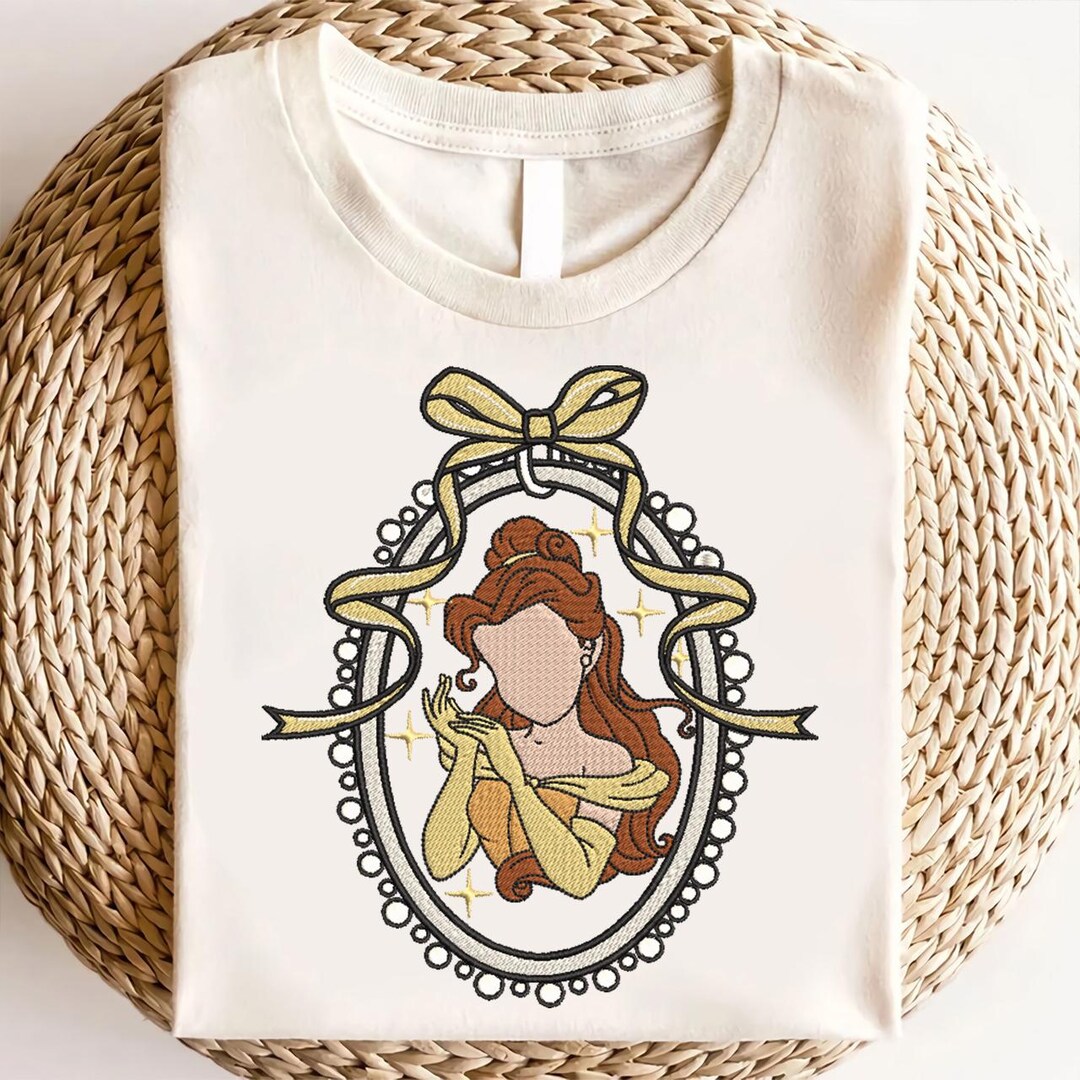 Magical Land Princess Embroidery Design, Beauty Princess Embroidery ...