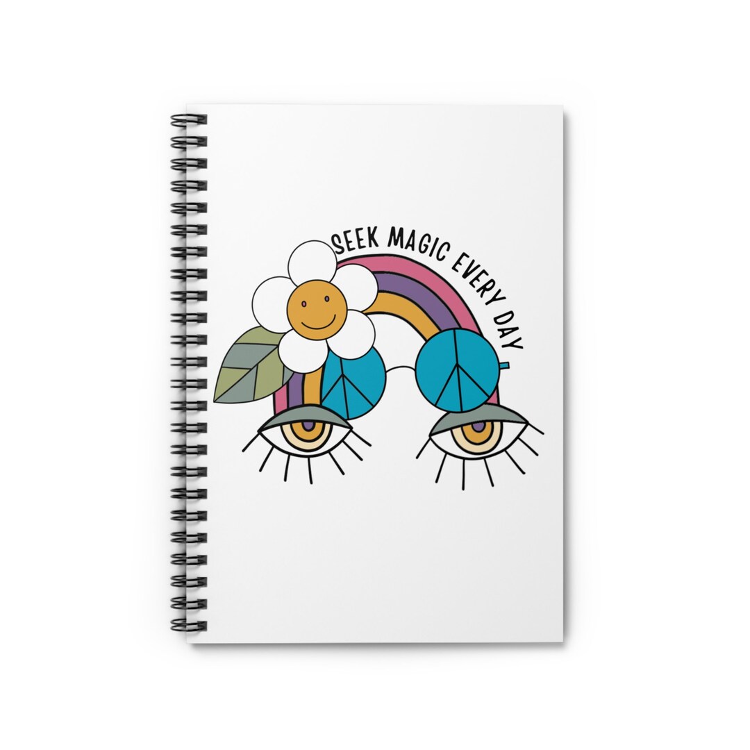 Seek Magic Everyday Spiral Notebook - Ruled Line | Mental Health ...