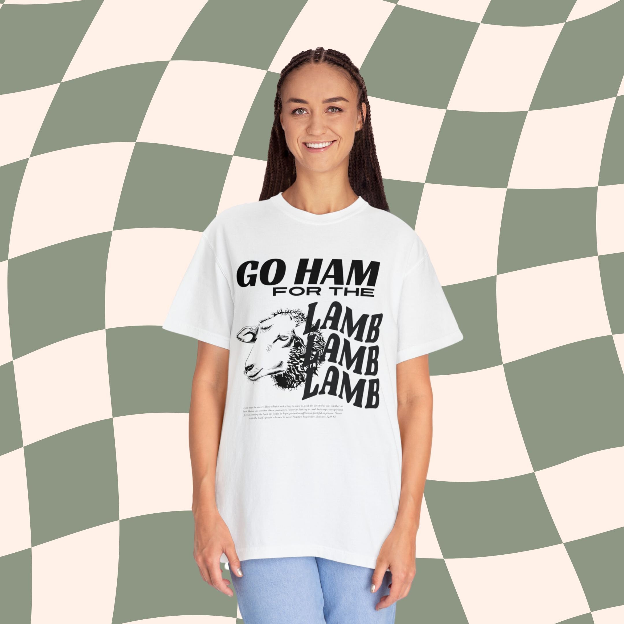 Go Ham for the Lamb, Christian Clothing, Bible Verse T-shirt, Lamb T ...