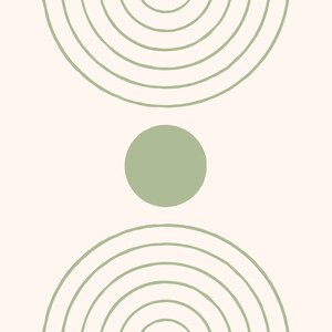 Sage Green Neutrals Boho Wall Art, Digital Prints, Minimalist Wall Art ...