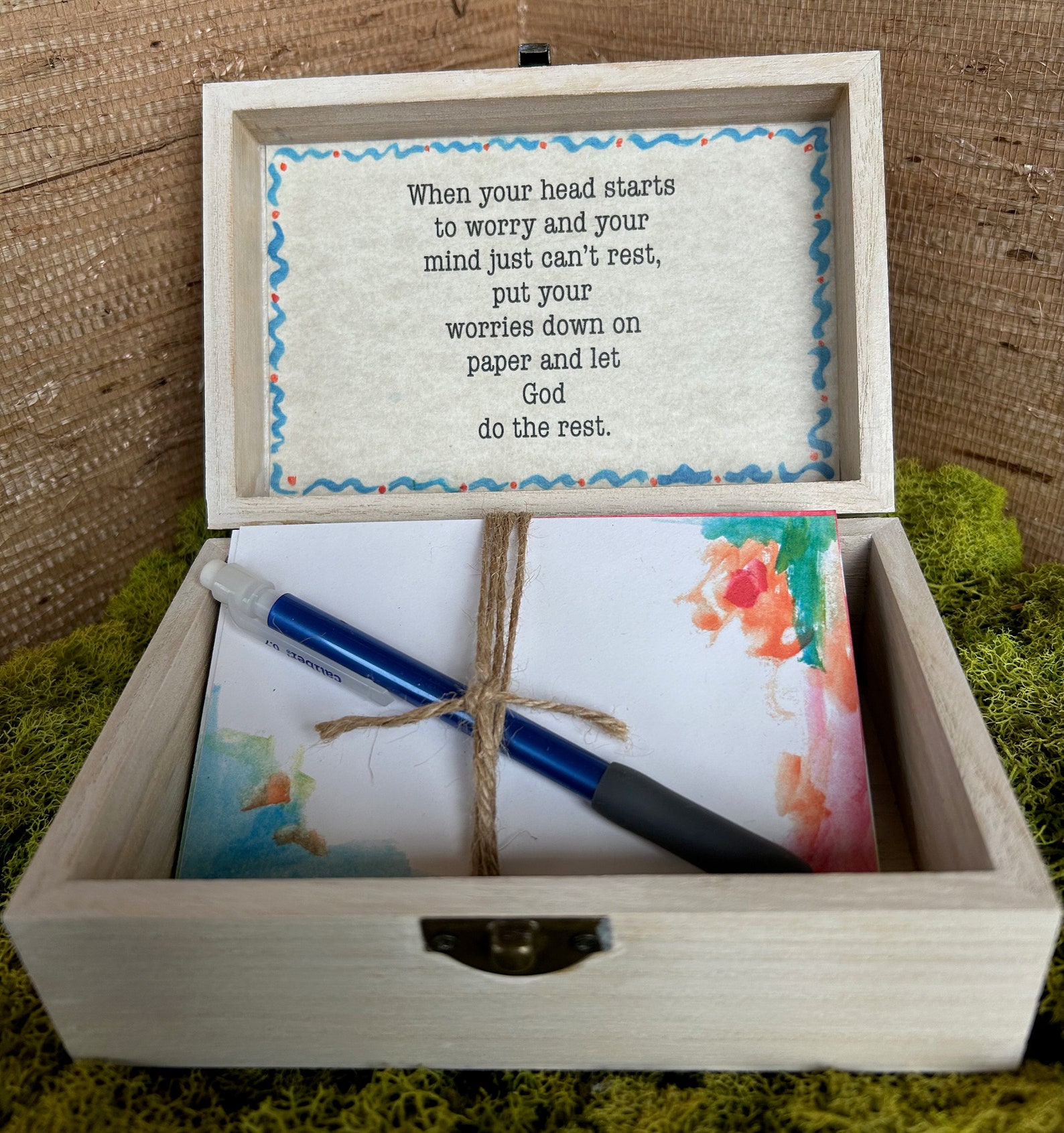 Rainbow Worry Box - Etsy