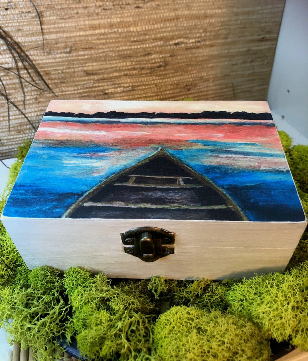 Row Boat Calming Worry Box - Etsy
