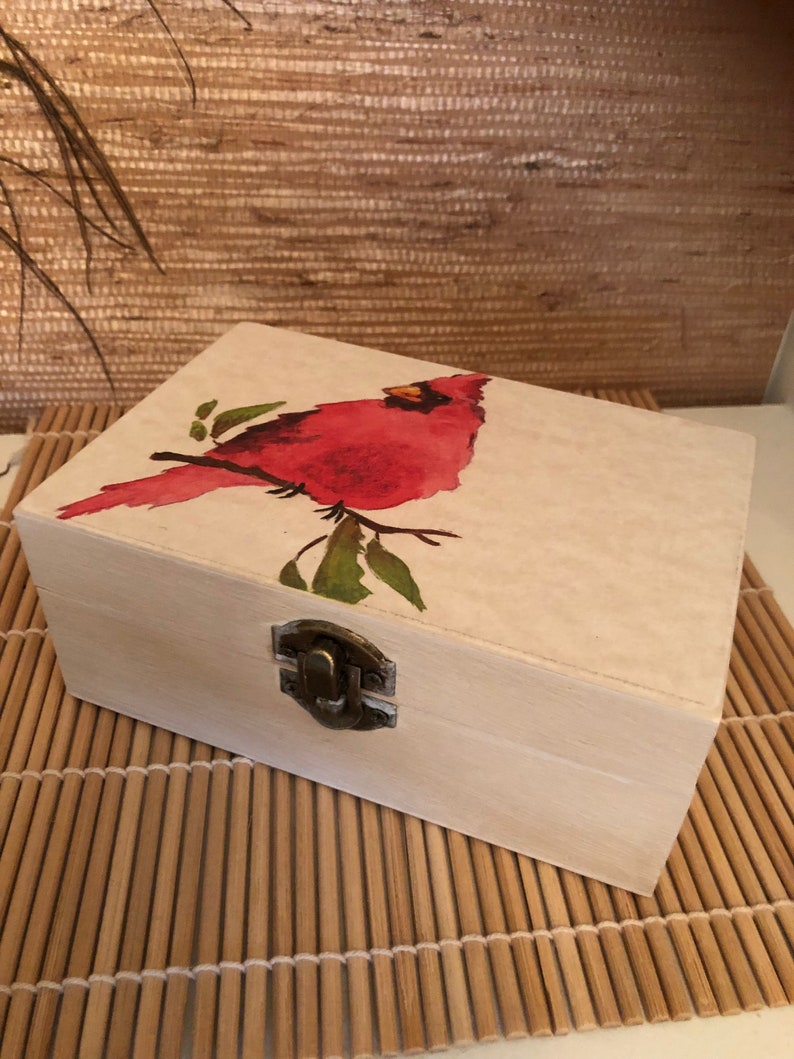 Cardinal Memory Box - Etsy