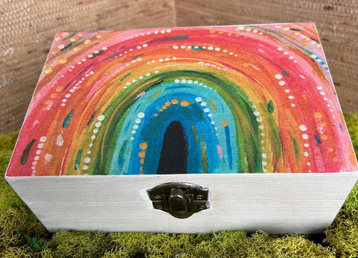 Rainbow Worry Box - Etsy