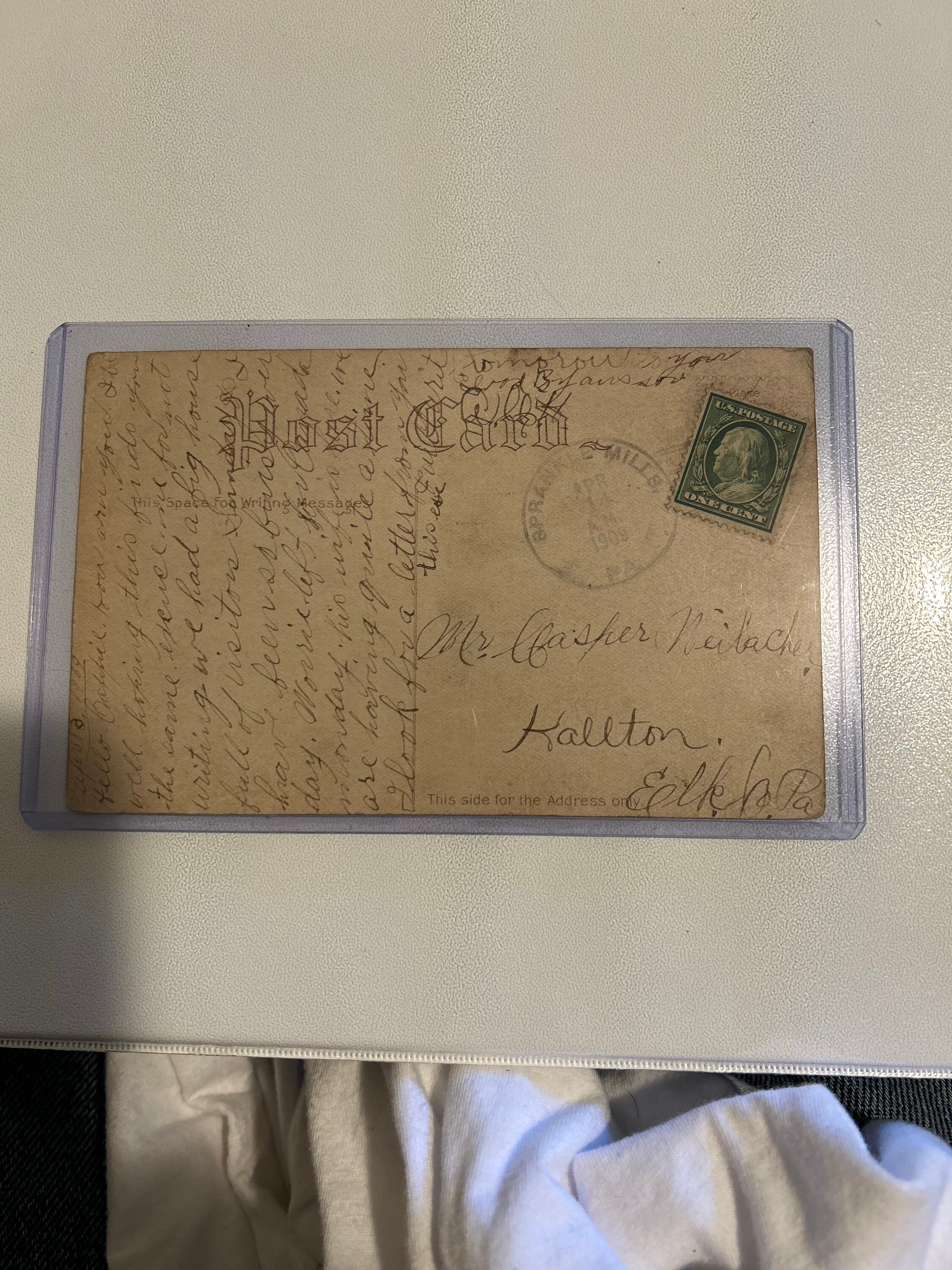 1909 Ben Franklin One Cent Postage Stamp - Etsy