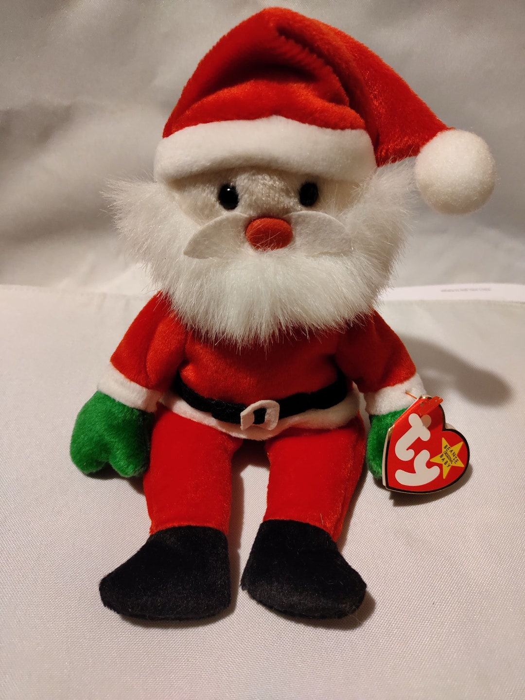 1998 Santa Beanie Baby - Etsy