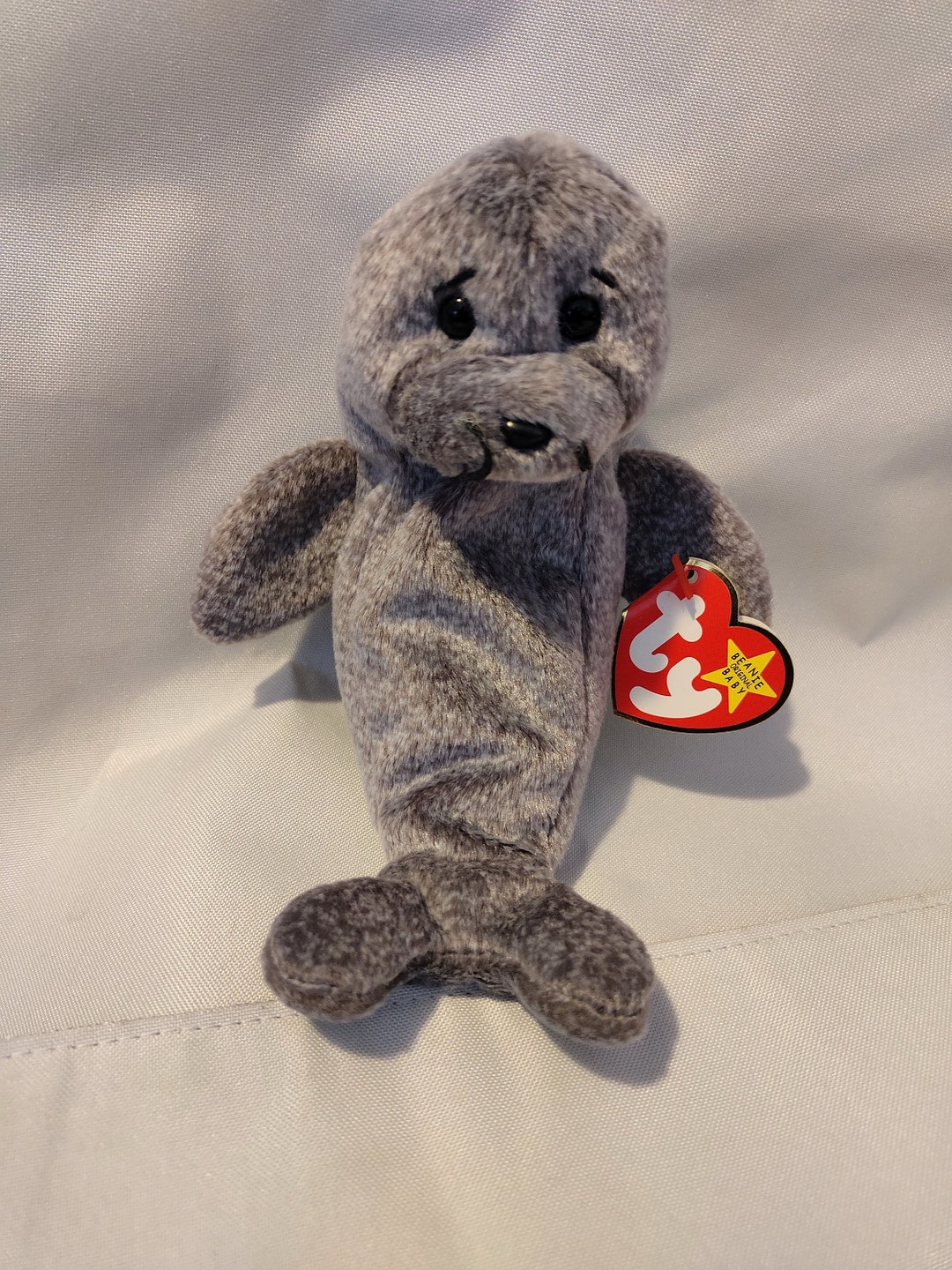 Rare Retired Ty Beanie Baby Slippery the Seal - Etsy