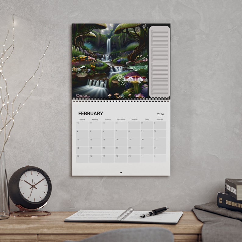 Wall Calendar 2024 Waterfalls Series 1 - Etsy