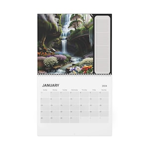 Wall Calendar 2024 Waterfalls Series 1 - Etsy