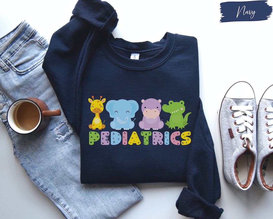 Pediatric Nurse Sweatshirt, Pediatrics Sweater, Peds Team Crew Squad Gifts, Pediatrics Tshirt ...