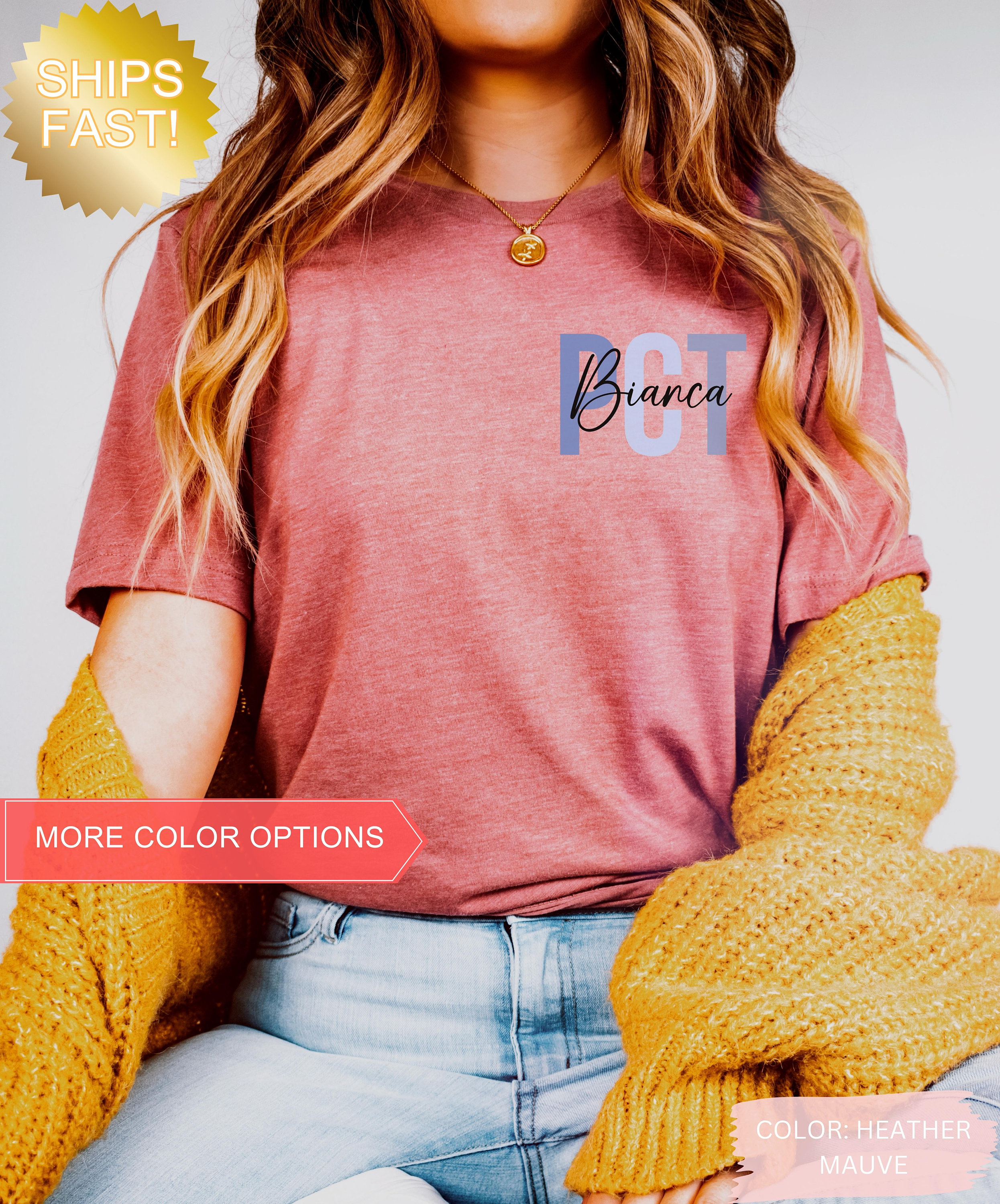 Personalized PCT Nurse Shirt, Custom PCT Nursing Tshirt, Nurses Week ...