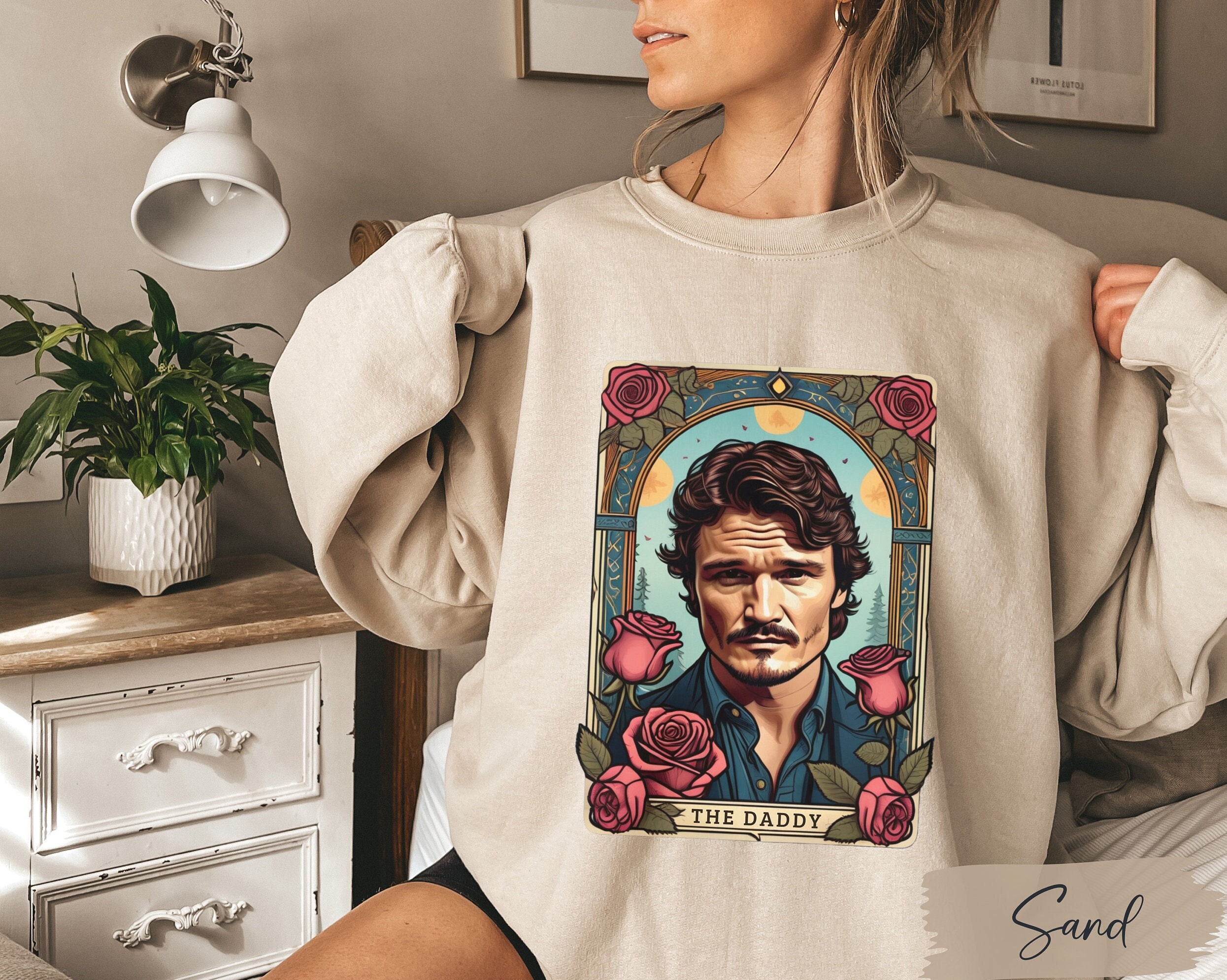 Pedro Pascal the Daddy Tarot Card Sweatshirt, Actor Pedro Pascal Fan ...