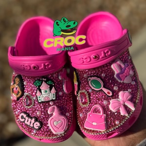 Blinged Toddler Girl Crocs - Etsy