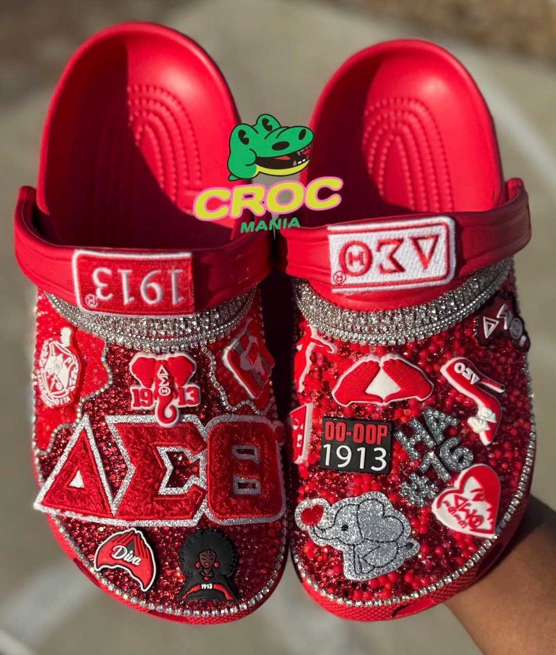 Women’s Blinged Crocs - Etsy