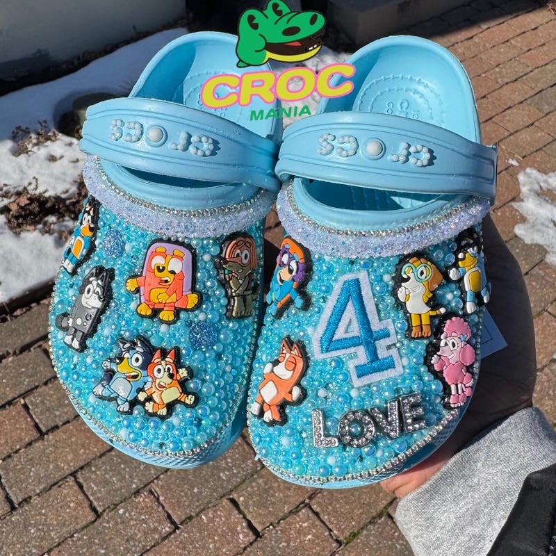Bedazzled Crocs - Etsy