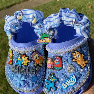 Blinged Toddler Girl Crocs - Etsy