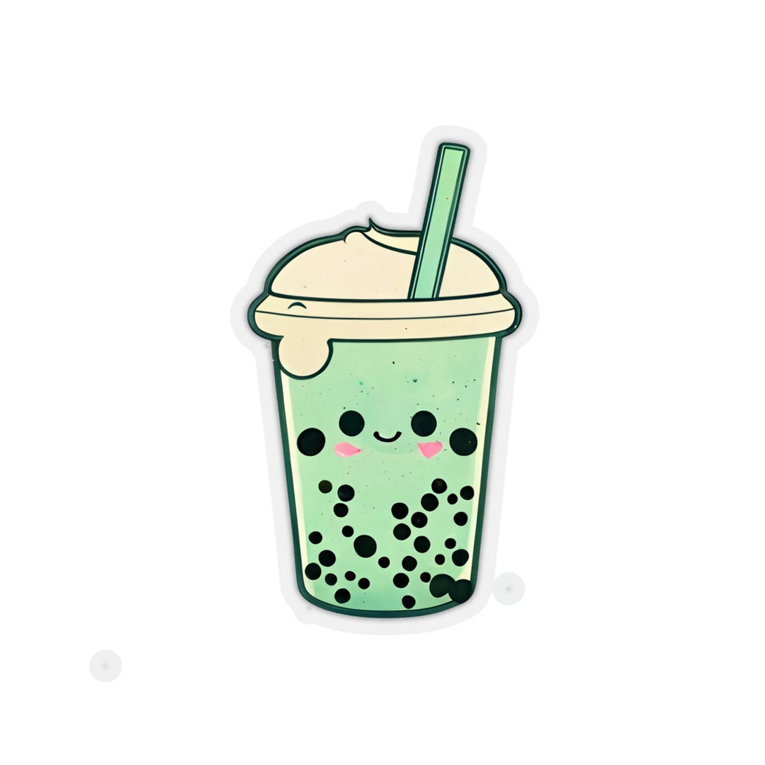 Honey Dew Bubble Tea Sticker - Etsy